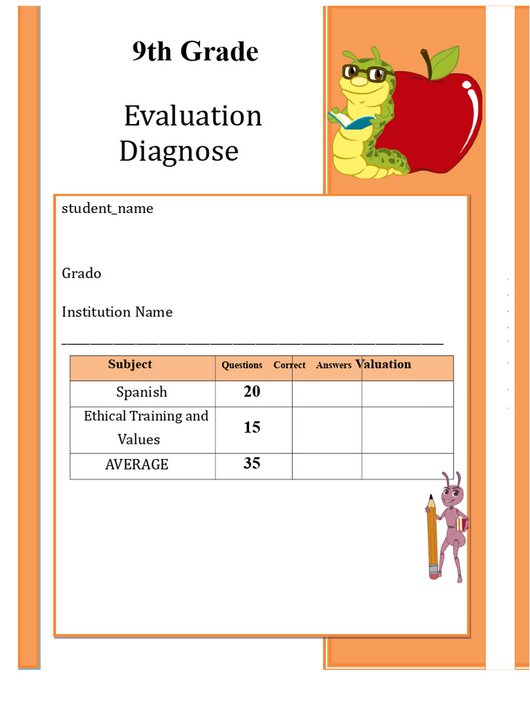 9th Grade Diagnostic Assessment Guide | PDF