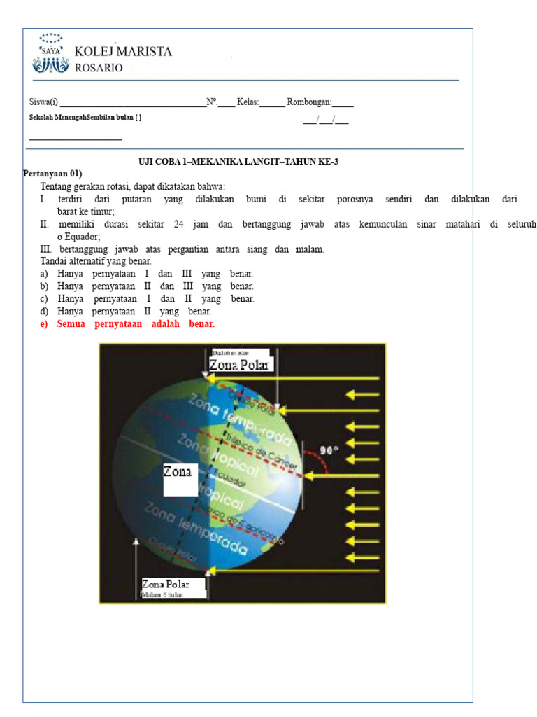 Latihan Tentang Mekanika Langit PDF | PDF