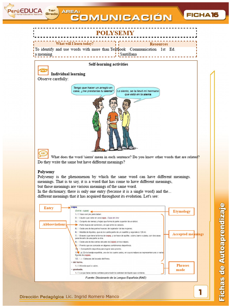 Understanding Polysemy in Language | PDF | Word