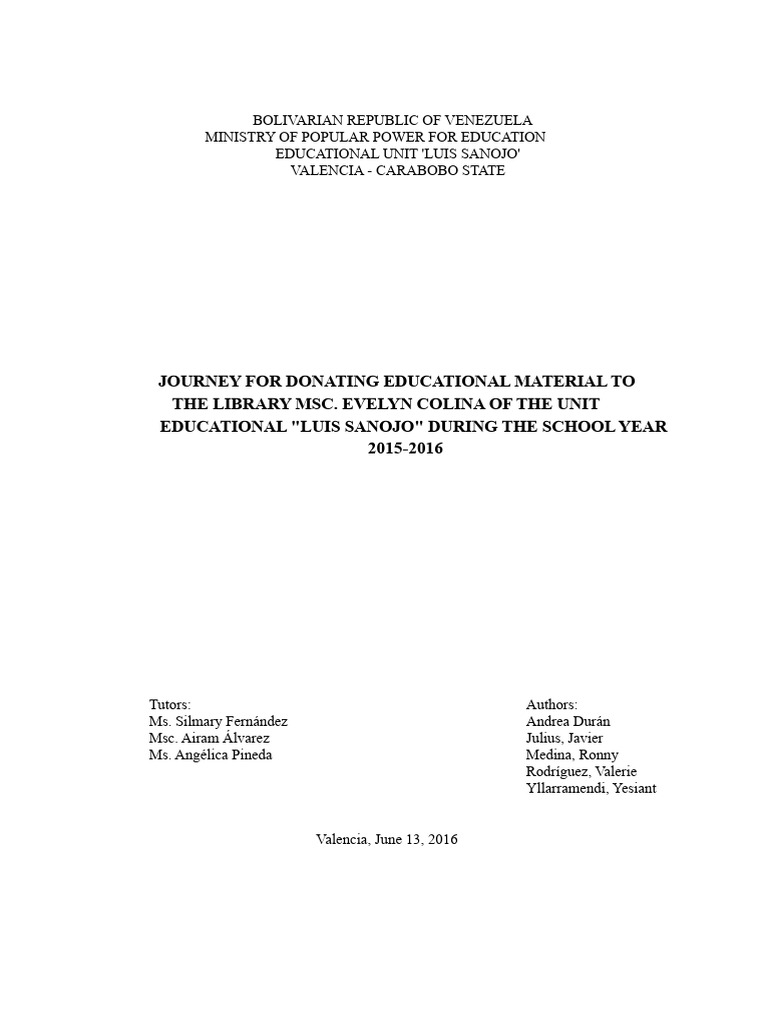 Educational Material Donation Initiative | PDF | Libraries | Paper