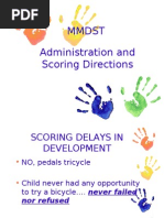 M Mds T: Metro Manila Screening Test | PDF | Hand | Foot