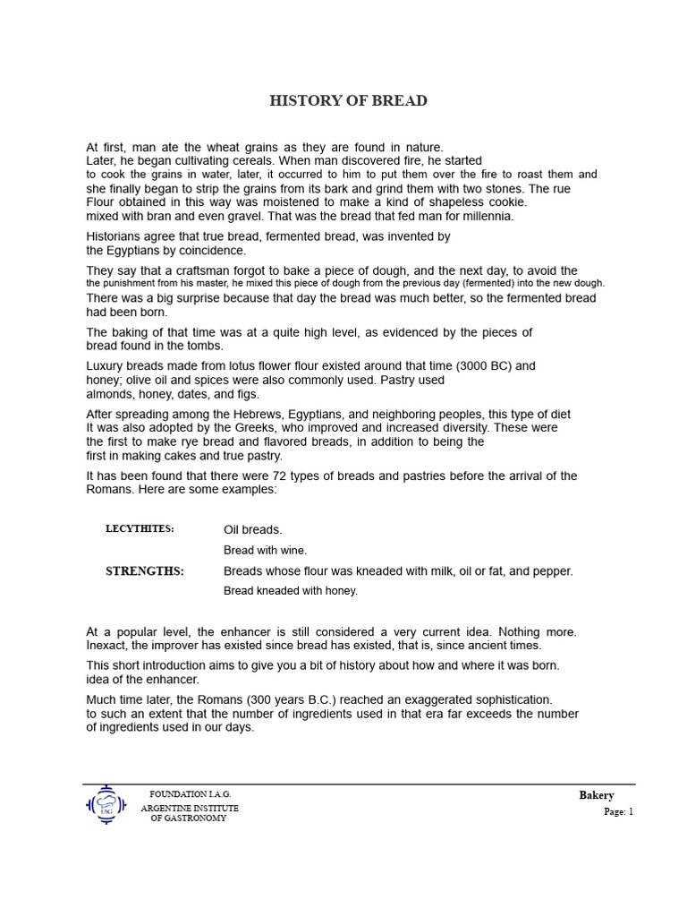 Bakery Manual I.A.G | PDF | Carbohydrates | Breads