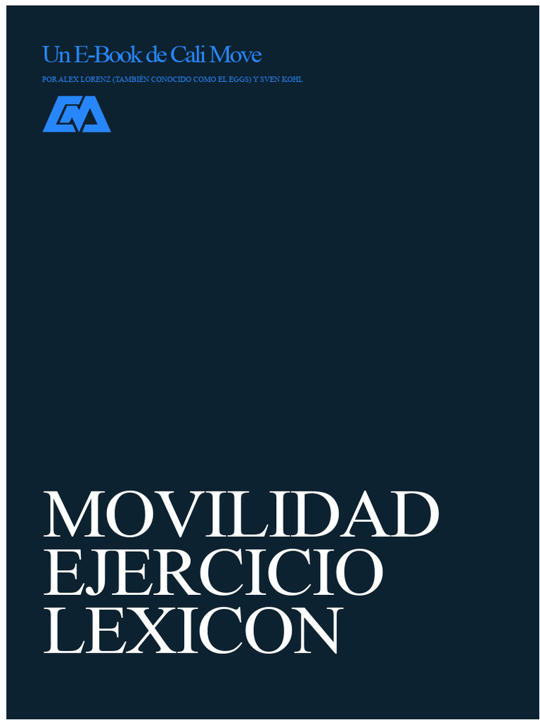 Cali Move - Movilidad - Léxico de Ejercicio | PDF | Sistema ...