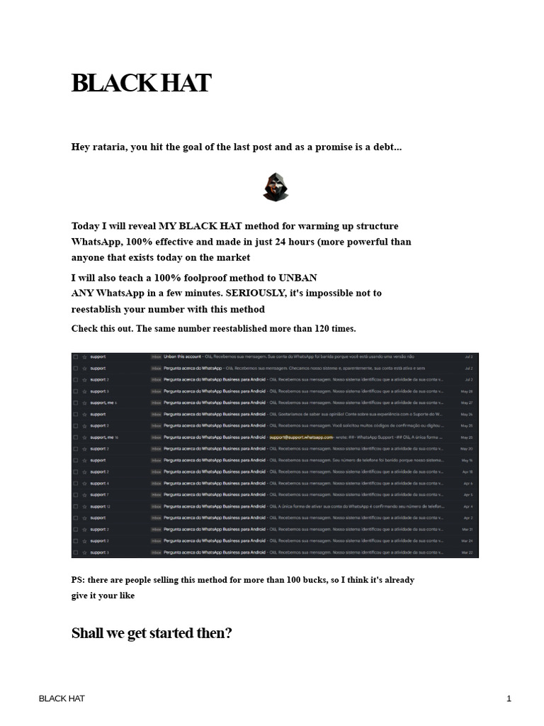 Black Hat | PDF | Computing | Cyberspace