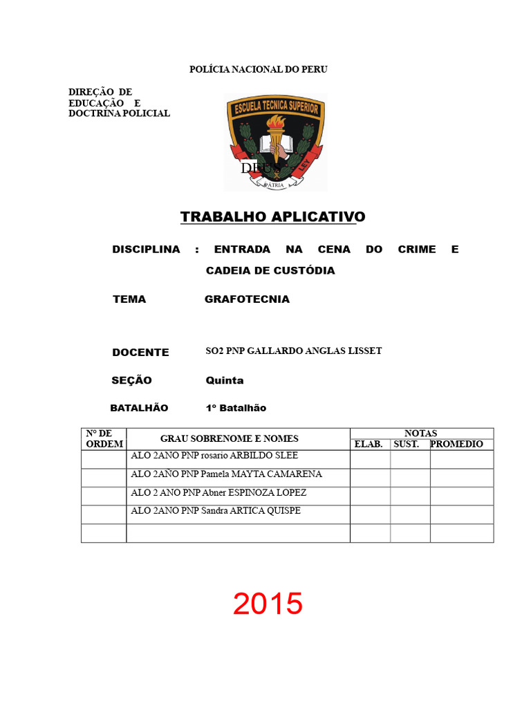 Monografia Grafotecnia | PDF | Caixa alta e caixa baixa | Caneta
