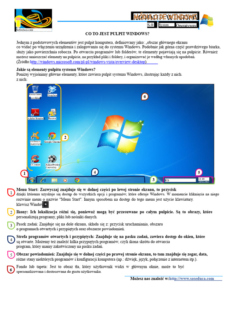 Pulpit Systemu Windows I Jego Elementy | PDF