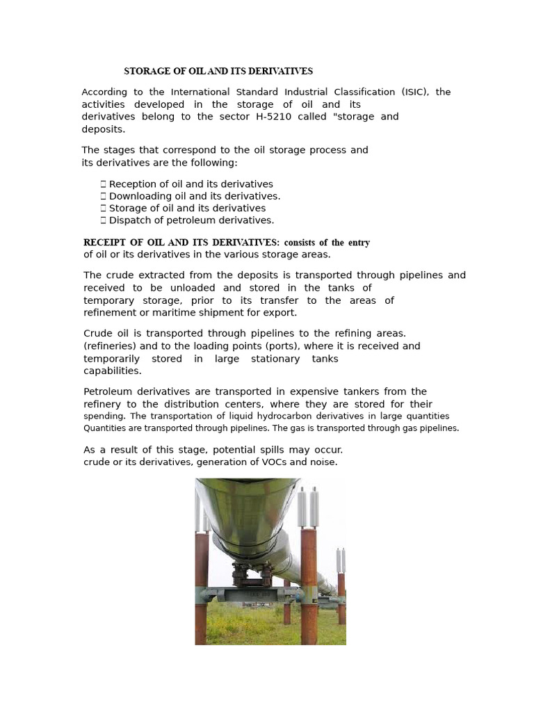 Oil Storage and Distribution Process | PDF | Oil Refinery | Petroleum