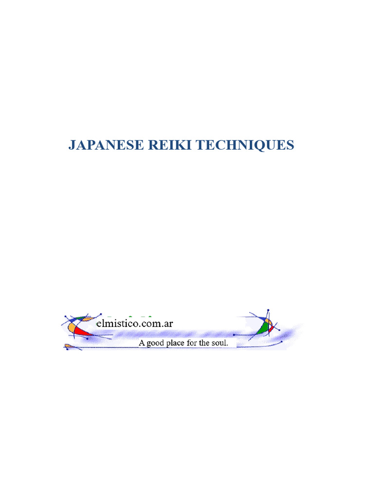 Japanese Reiki Techniques Explained | PDF | Breathing | Reiki