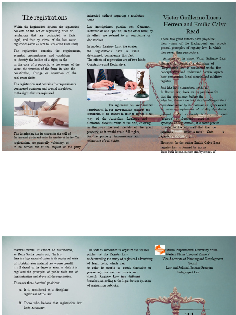 Overview of Registry Law Principles | PDF | Justice | Crime & Violence