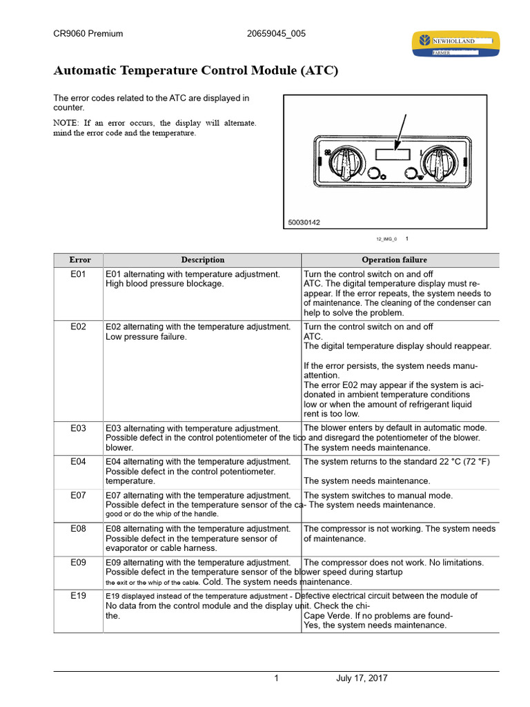 AIR CONDITIONER ERROR CODES CR | PDF | Mechanical Engineering | Temperature