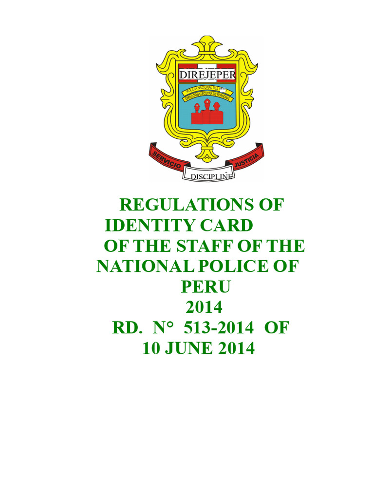 Regulation of The CIP of The PNP 2014 | PDF | Identity Document