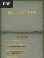 Bhuj Solar Pond | PDF | Solar Energy | Energy Development
