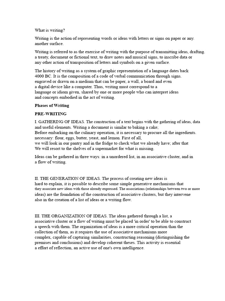 Understanding the Writing Process | PDF | Grammatical Tense | Perfect ...