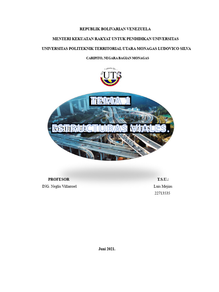 Tema 1 Struktur Jalan | PDF