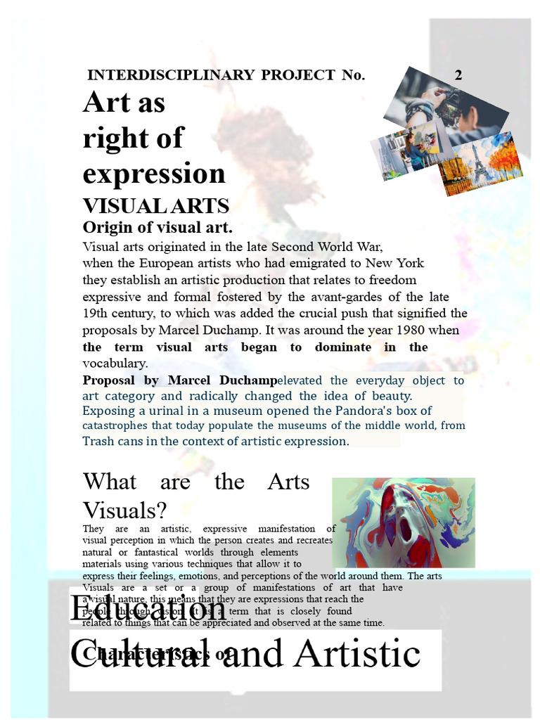 Interdisciplinary Project Visual Arts | PDF | Drawing | Image