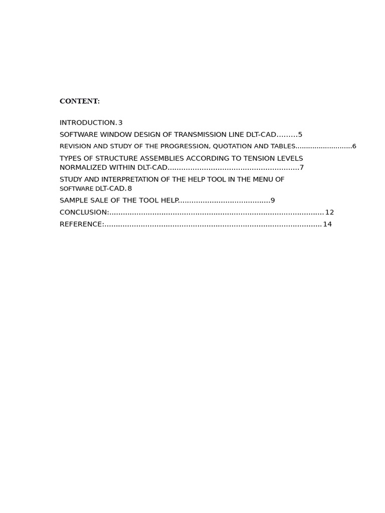 DLT Cad Report | PDF | Microsoft Windows | Electric Power Transmission