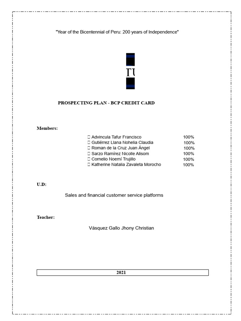 Prospecting Plan | PDF | Credit Card | Identity Document