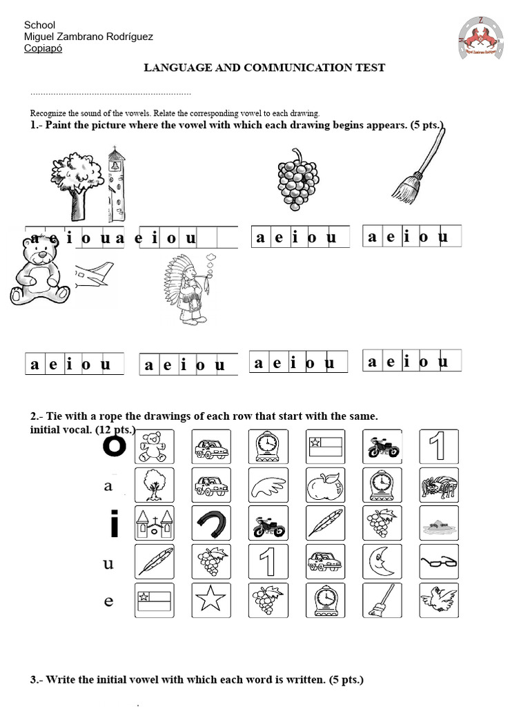 Test The Vowels | PDF