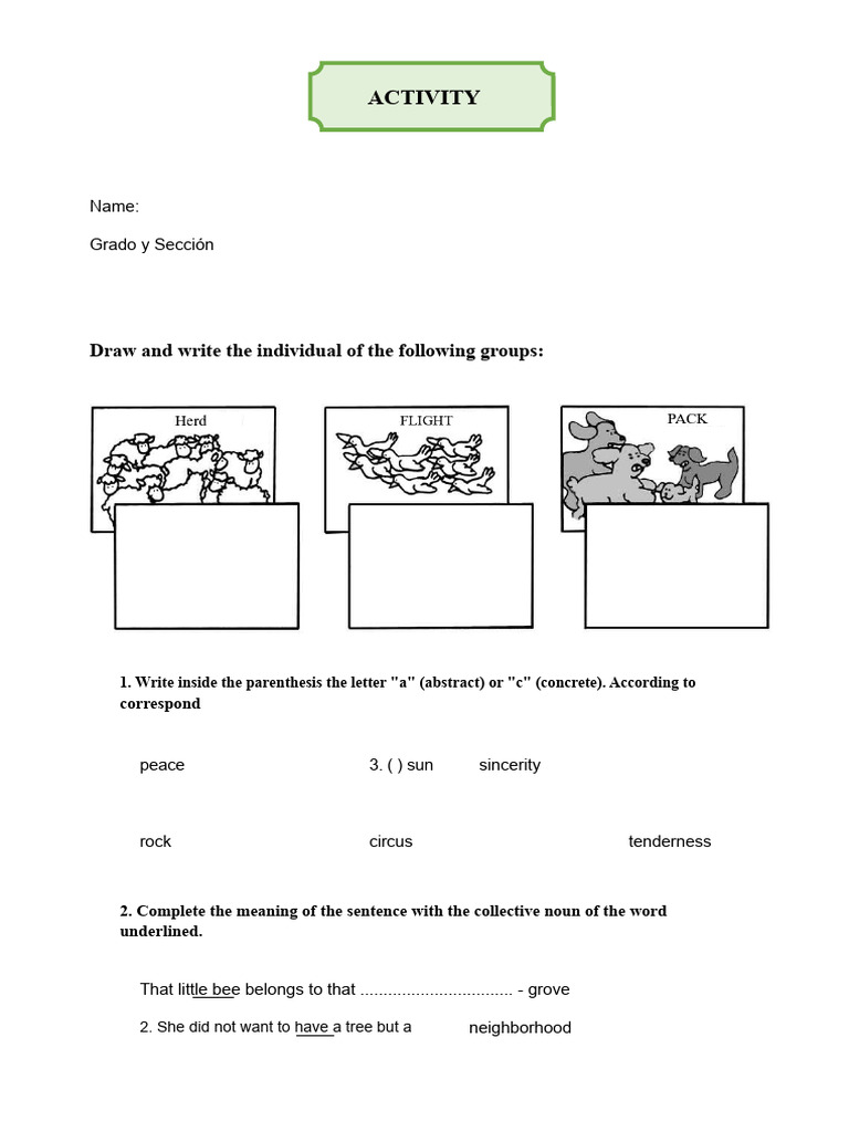 Collective Nouns | PDF | Linguistics
