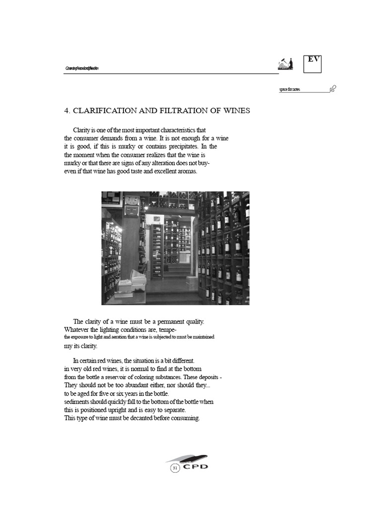 Wine Clarity: Clarification Techniques | PDF | Chemistry
