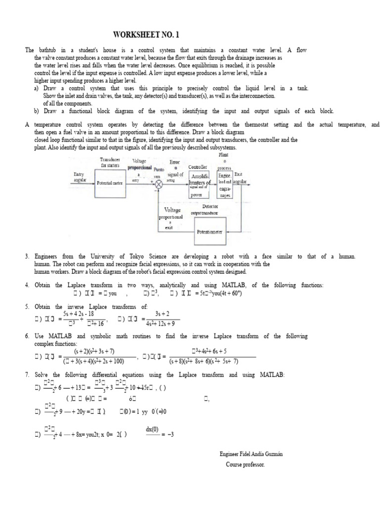 Block Diagram Problems | PDF | System | Control Theory