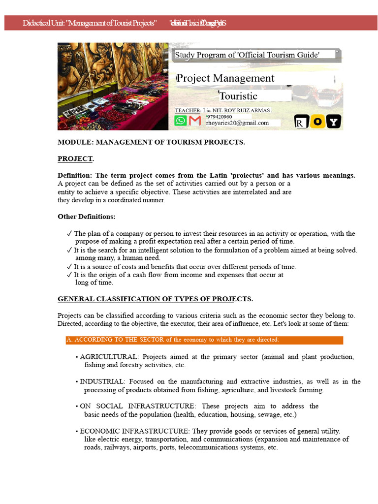 Classification of Types of Projects | PDF | Infrastructure | Goods