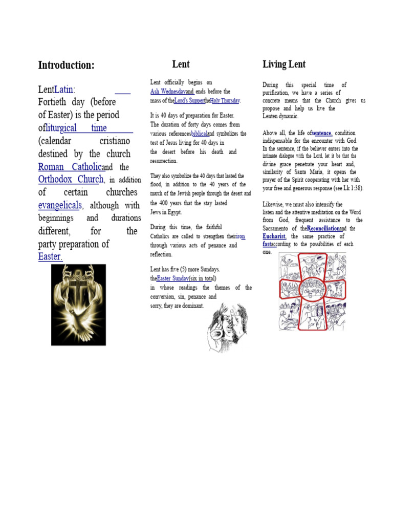 Lenten Triptych | PDF | Lent | Easter