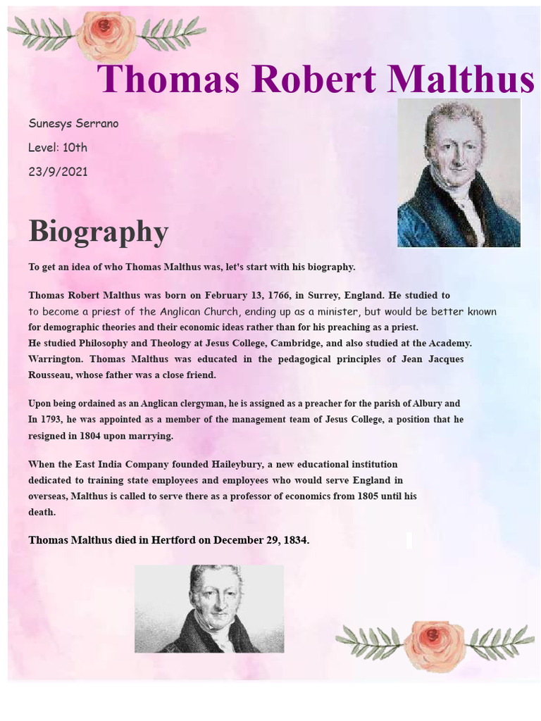 Thomas Robert | PDF | Economics | Economies