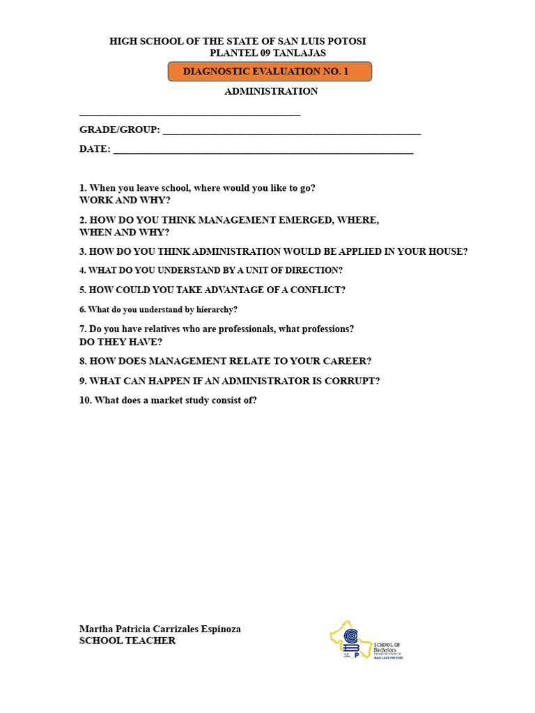 Diagnostic Evaluation - Admin 2 | PDF | Chess Theory | Chess