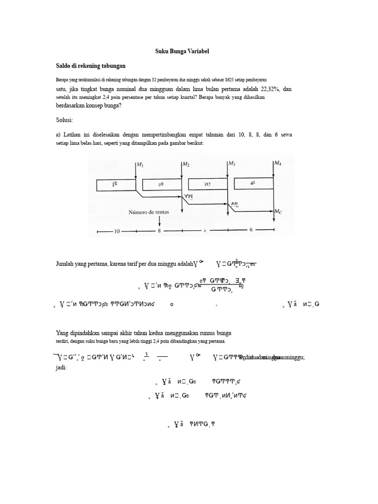 Tingkat Bunga Variabel | PDF