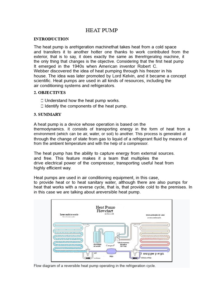 Heat Pump Report | PDF | Heat Pump | Heat
