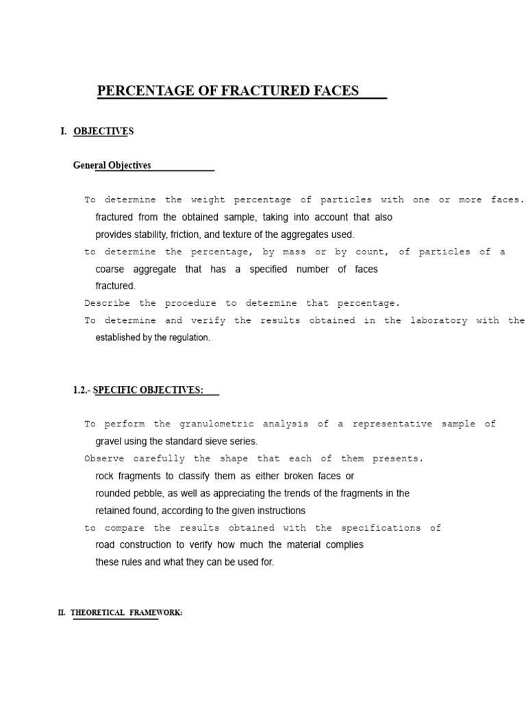 Broken Faces | PDF | Construction Aggregate | Road Surface