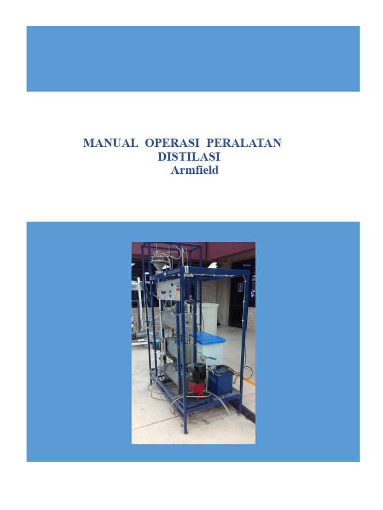 Panduan Operasional Distilasi Armfield | PDF