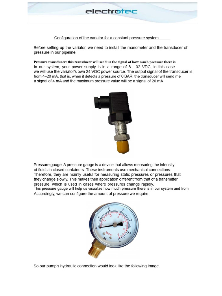 Configuring PID Control for Variator Systems | PDF | Pressure ...