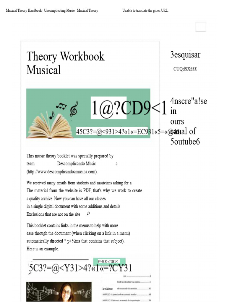 Musical Theory Handbook Simplifying Music Musical Theory PDF | PDF ...