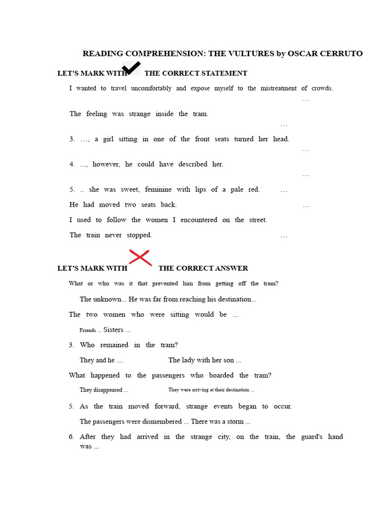 Reading Comprehension: The Vultures | PDF | Chess Theory | Chess