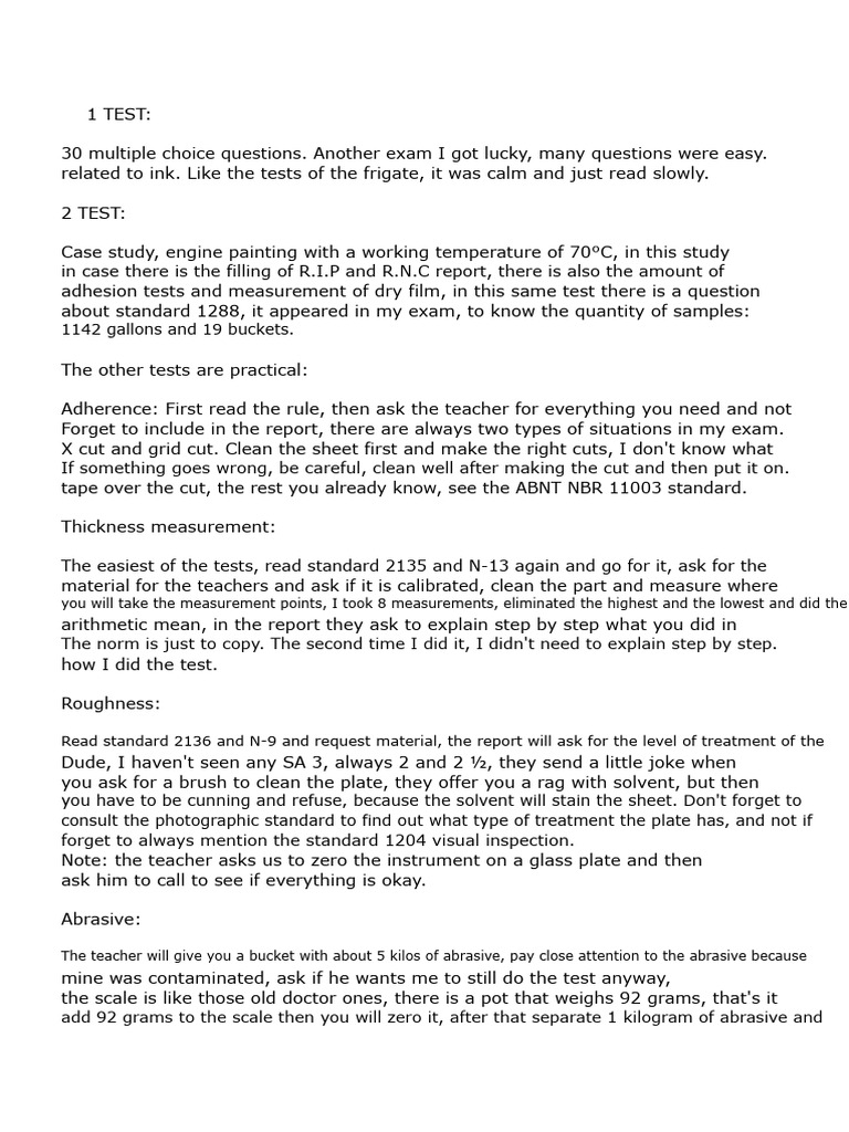 Corrosion and Coating Exam Guide | PDF | Corrosion | Paint