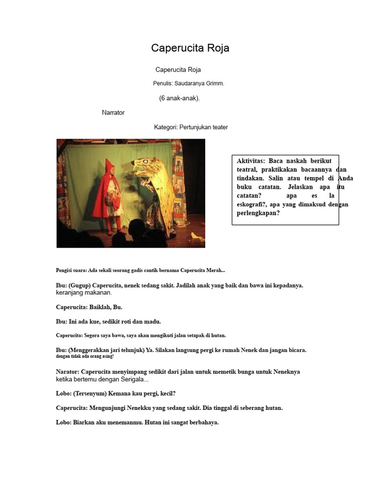 Pertunjukan Teater | PDF