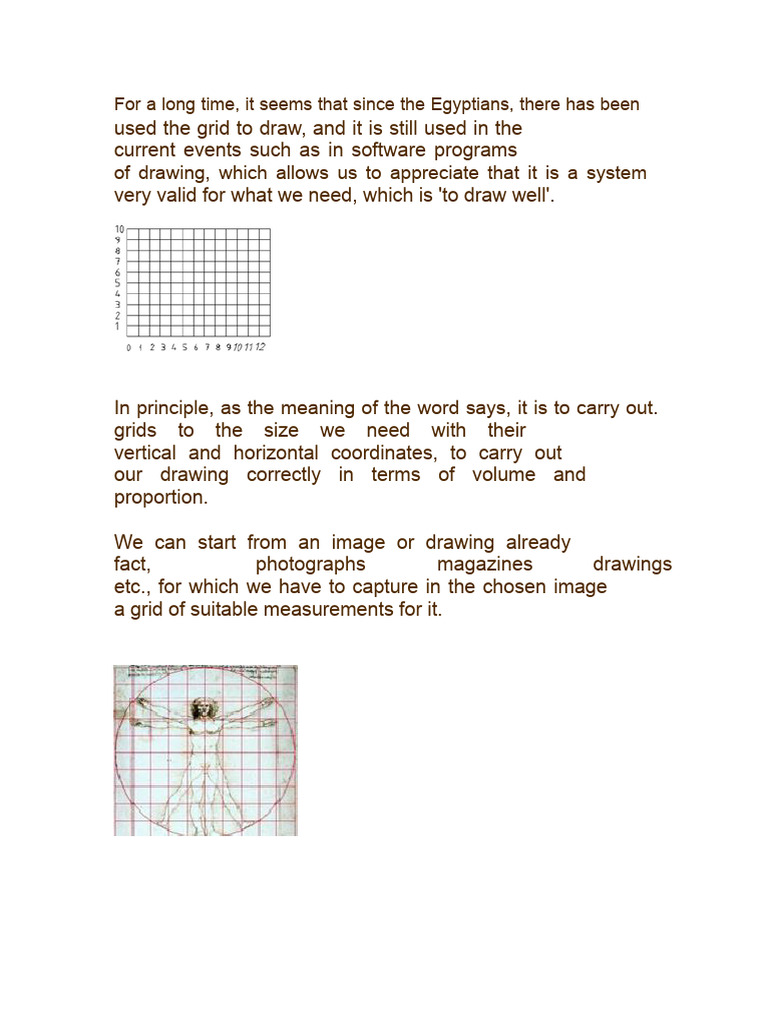 Drawing Techniques Using Grids | PDF | Drawing | Image