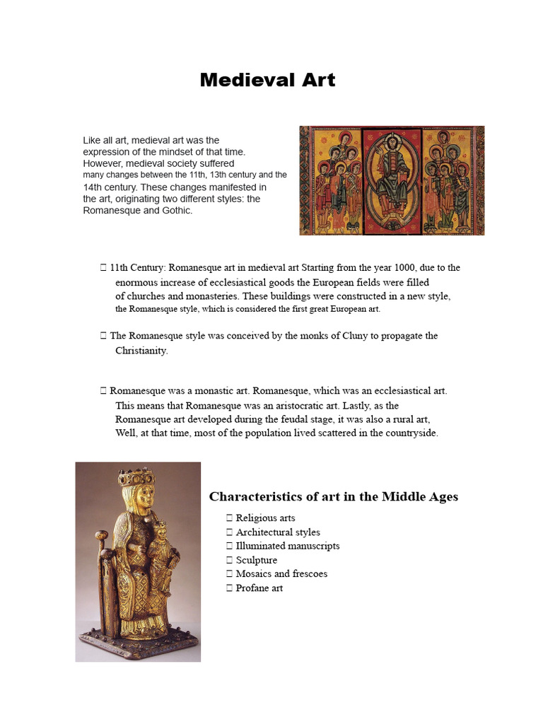 Medieval Art | PDF | Medieval Art | Gothic Architecture