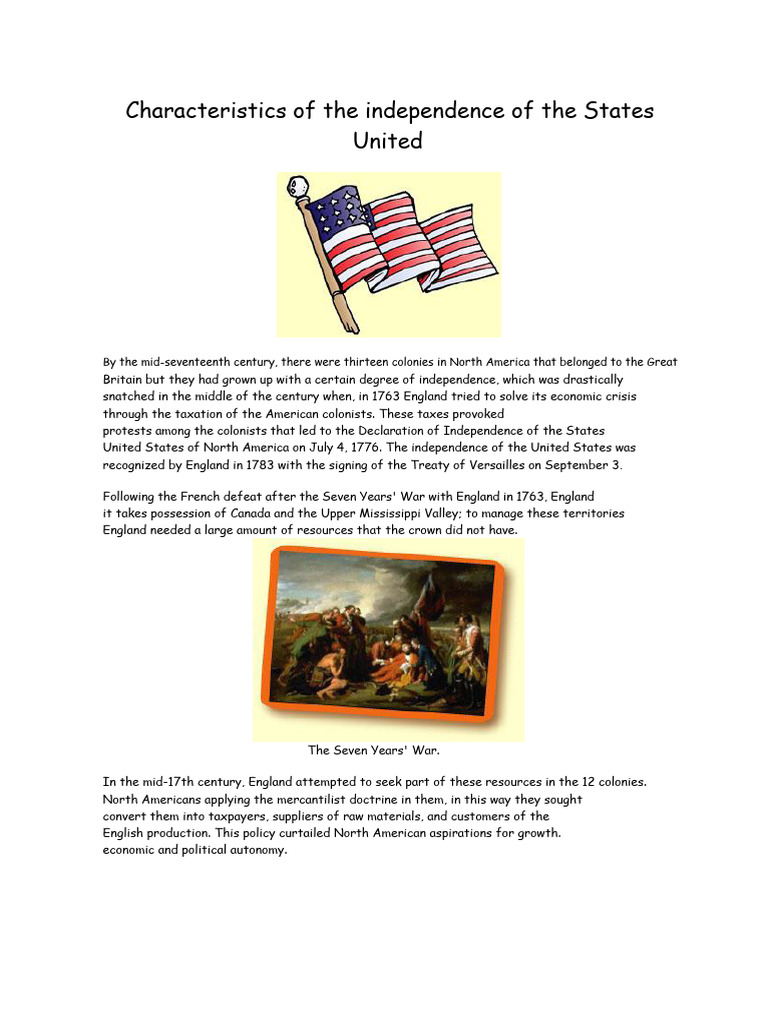 Key Events in U.S. Independence | PDF | George Washington | Thirteen ...