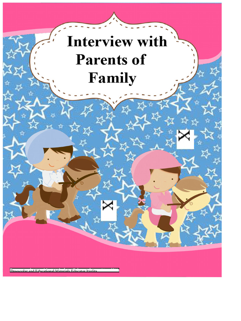 Parent Interview Template for Kindergarten | PDF