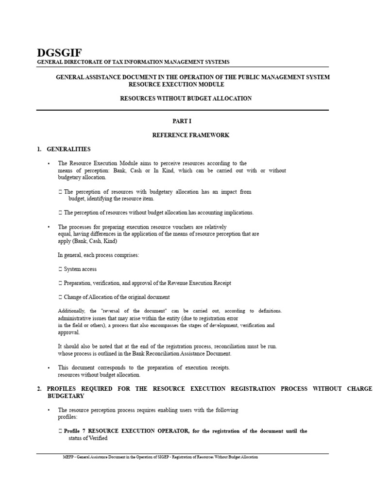 4 Resources Without Budget Allocation | PDF | Budget | Information
