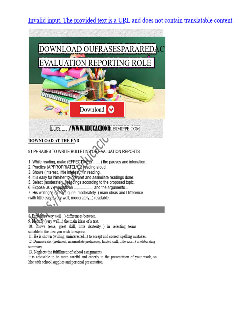 91 Phrases To Draft Newsletters or Evaluation Reports | PDF | Mathematics | Multiplication