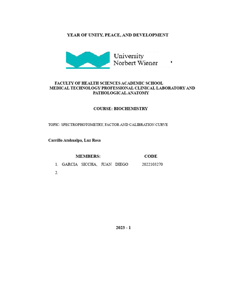 Practice No. 01 | PDF | Absorbance | Spectrophotometry