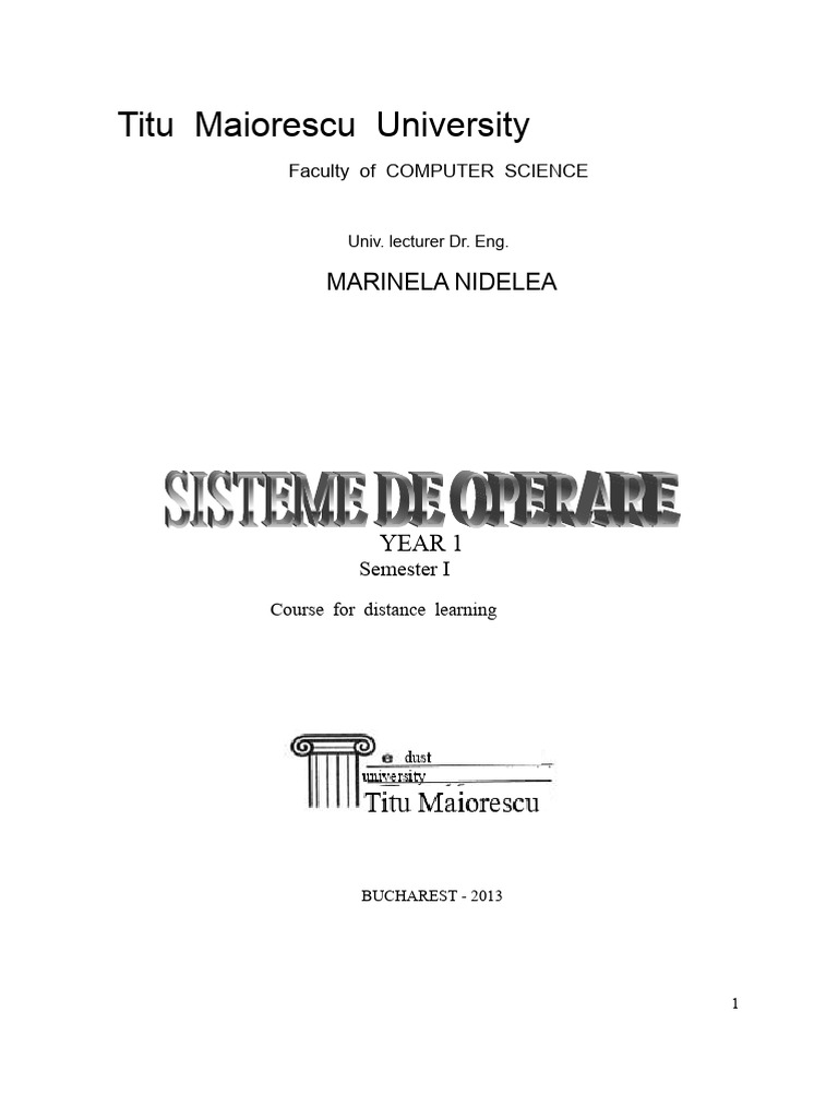 Introduction to Operating Systems Concepts | PDF | Process (Computing ...