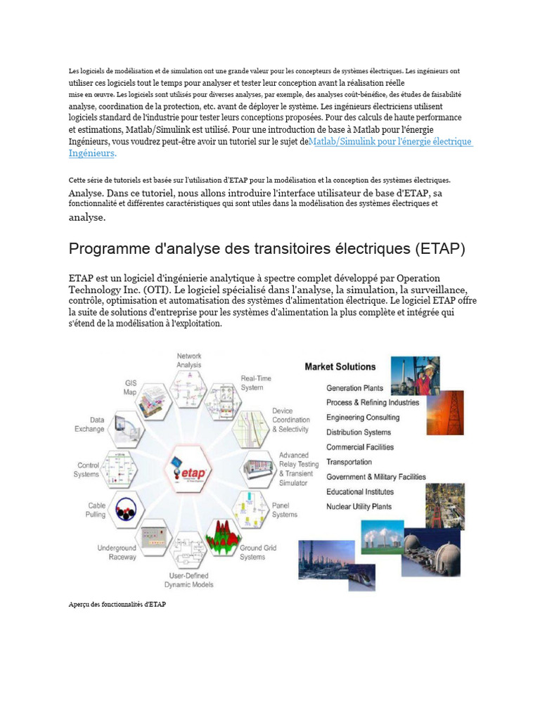 Logiciel Etap | PDF | Logiciel | Interface graphique