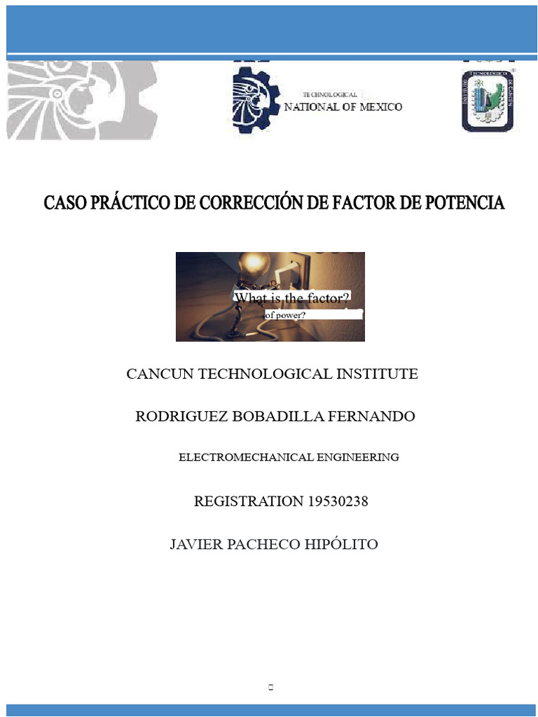 Power Factor Correction | PDF | Ac Power | Transformer