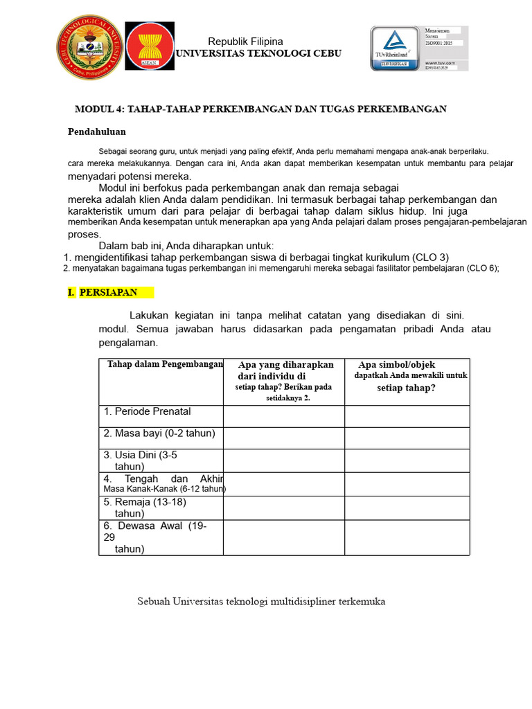Tahap Perkembangan Anak dan Remaja | PDF