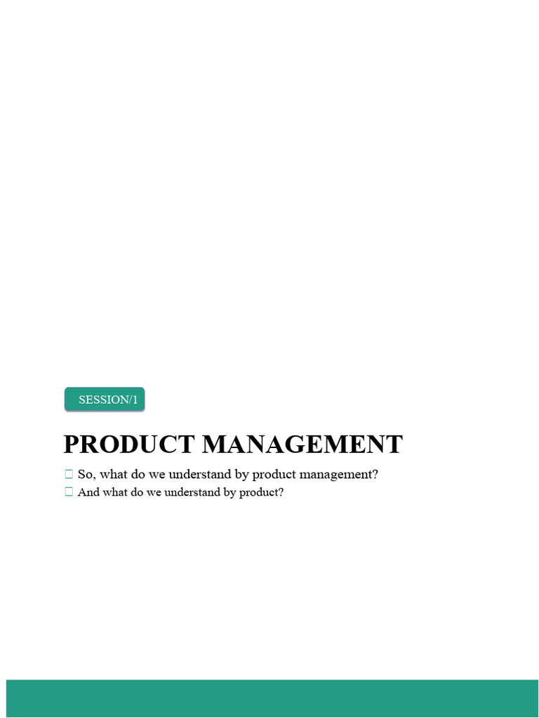 Product Management | PDF | Marketing | Product (Business)